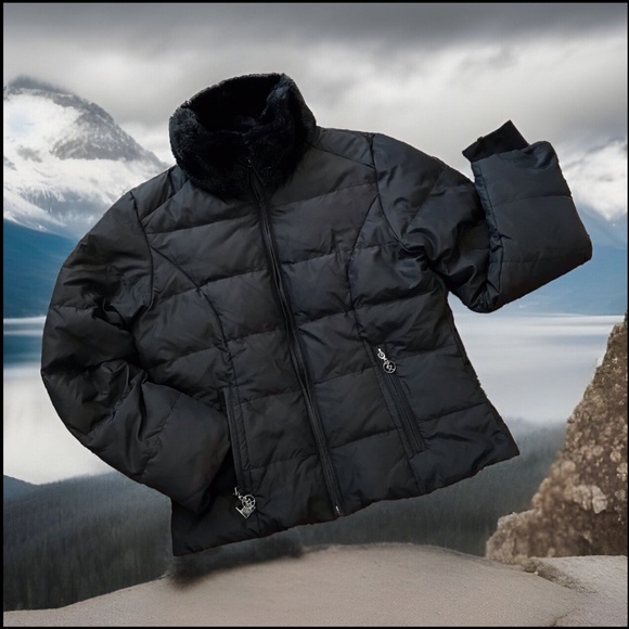 ZeroXposur | Jackets & Coats | Zeroxposur Fitted Black Zip Puffer ...